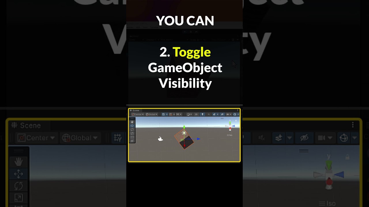 Unity Editor - The SceneView Window  |  #unity #unityengine #gamedev