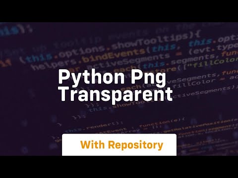 python png transparent