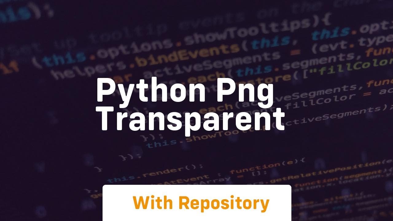 python png transparent