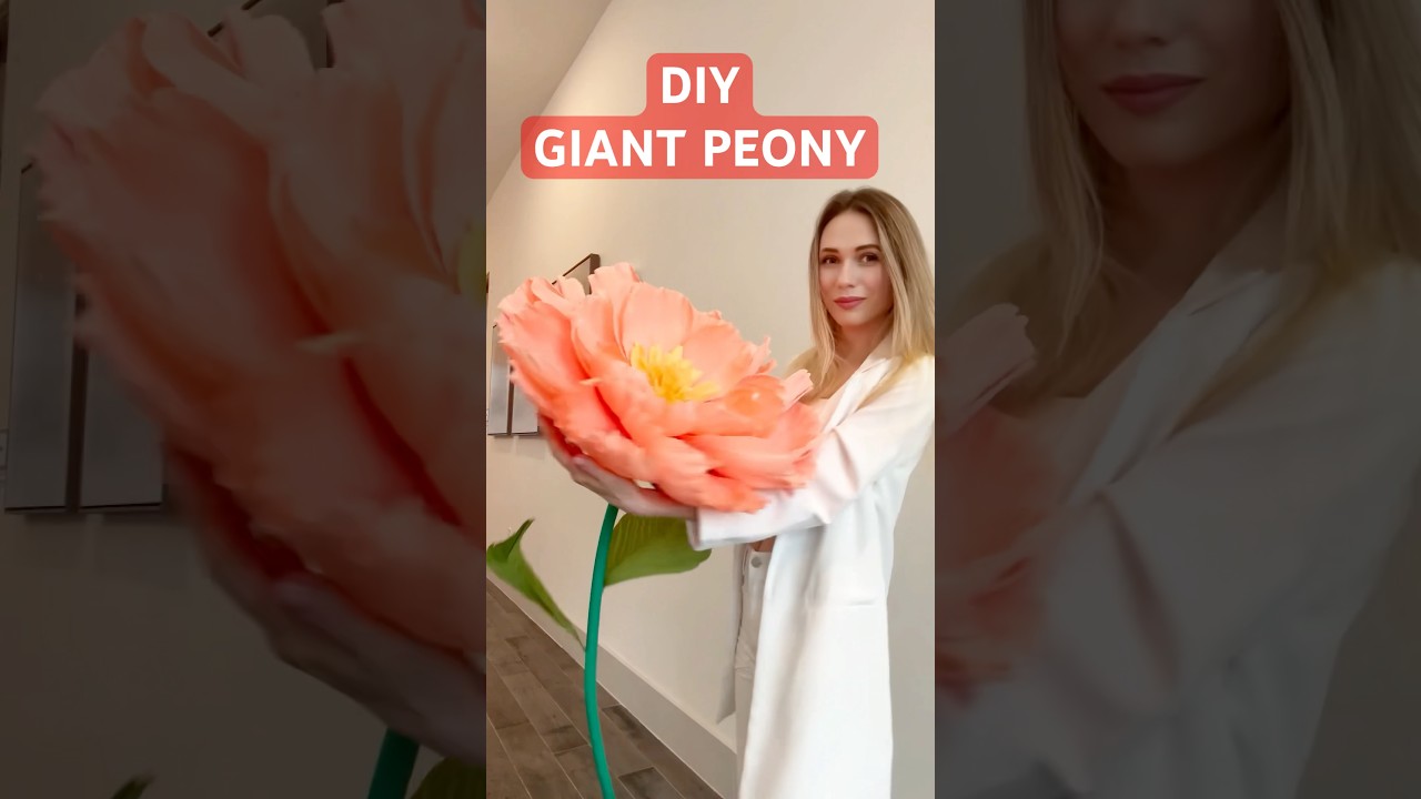 Tutorial Cara Membuat Bunga Peoni Kertas Raksasa Sendiri