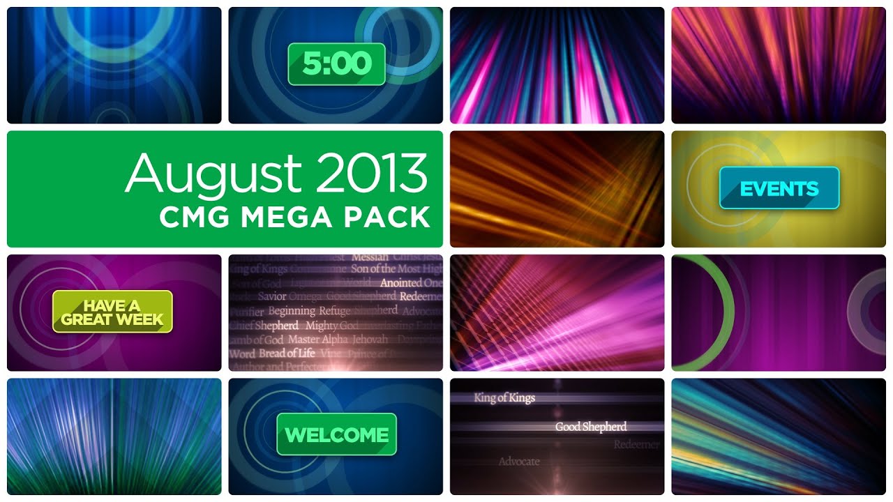 August 2013 CMG Mega Pack