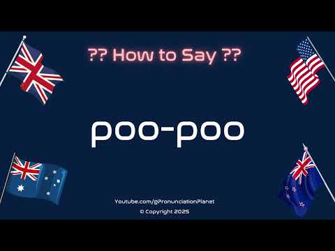 💩😆 How to Pronounce Poo-Poo? (CORRECTLY) | Pronunciation Planet
