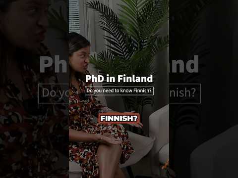 Are Finnish language skills a must-have for those pursuing a doctoral degree in Finland? 📚