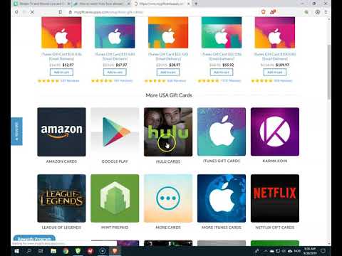 How to pay for Hulu outside the USA? (without a payment card)