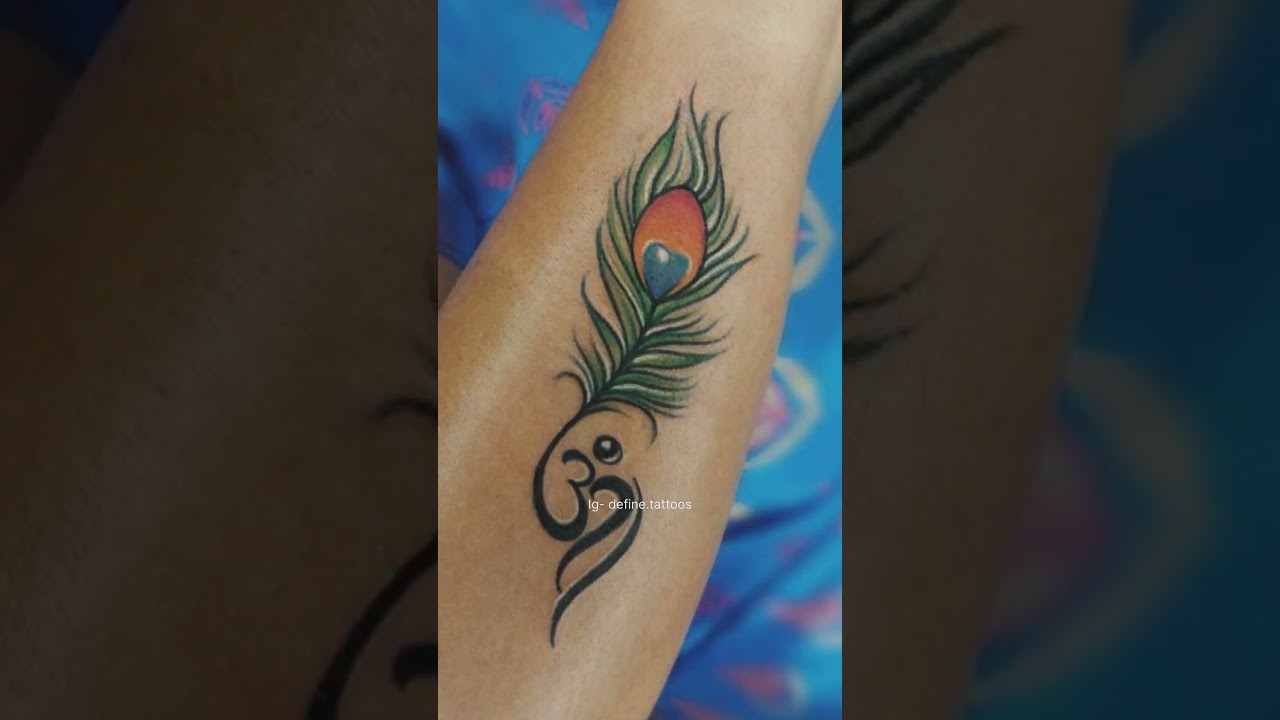 Peacock Feather Tattoo ideas.  #TattooIdeas #PeacockFeatherTattoos  #TattooInspiration #BodyArt