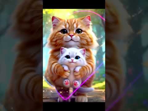 The Sweetest Cat Friendship You’ll Ever See – Lumi’s Magical Forest Adventure! #cat #kitten