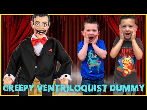 Creepy Ventriloquist Dummy | Unbox and Setup Halloween Animatronic | Slappy Animated Dummy