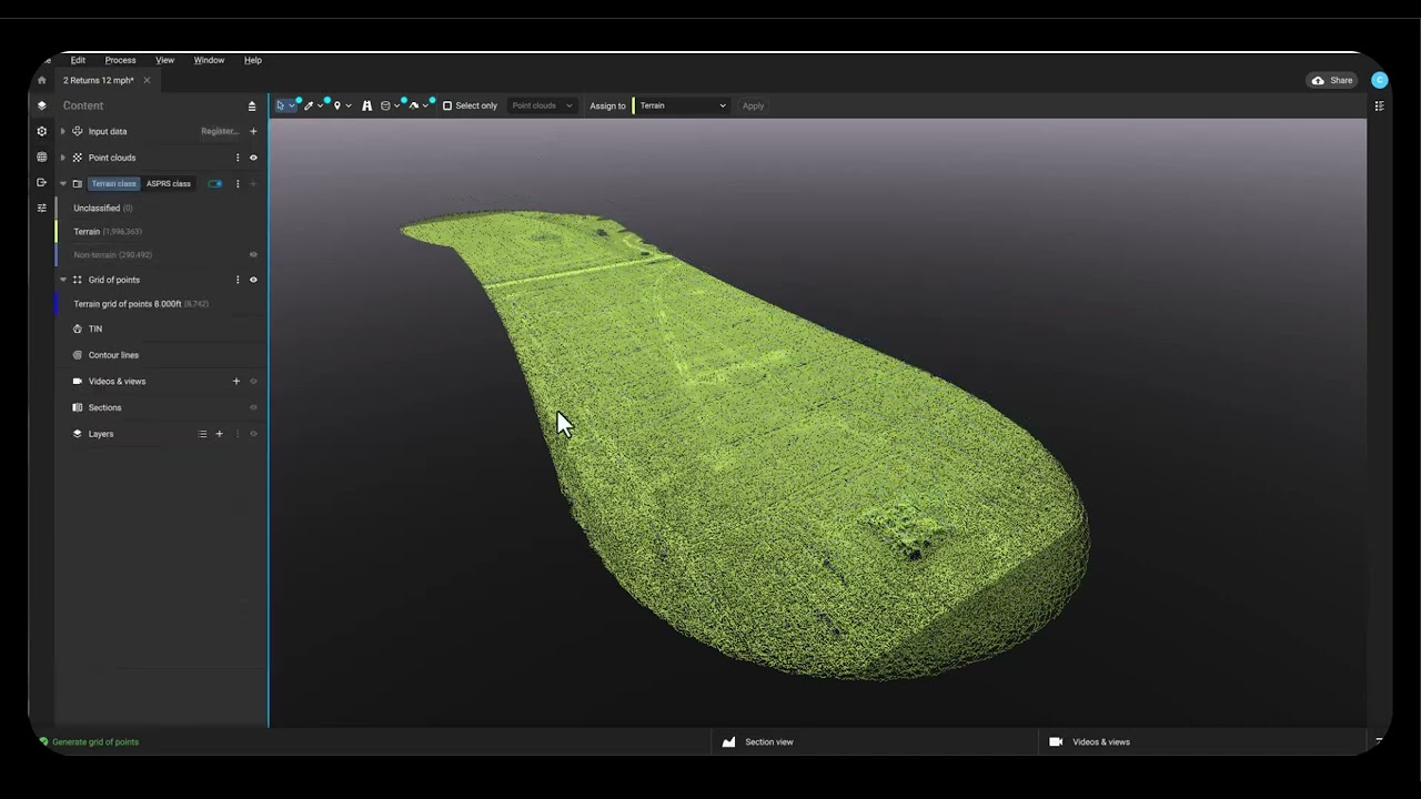 Pix4D Surface Creation and editing