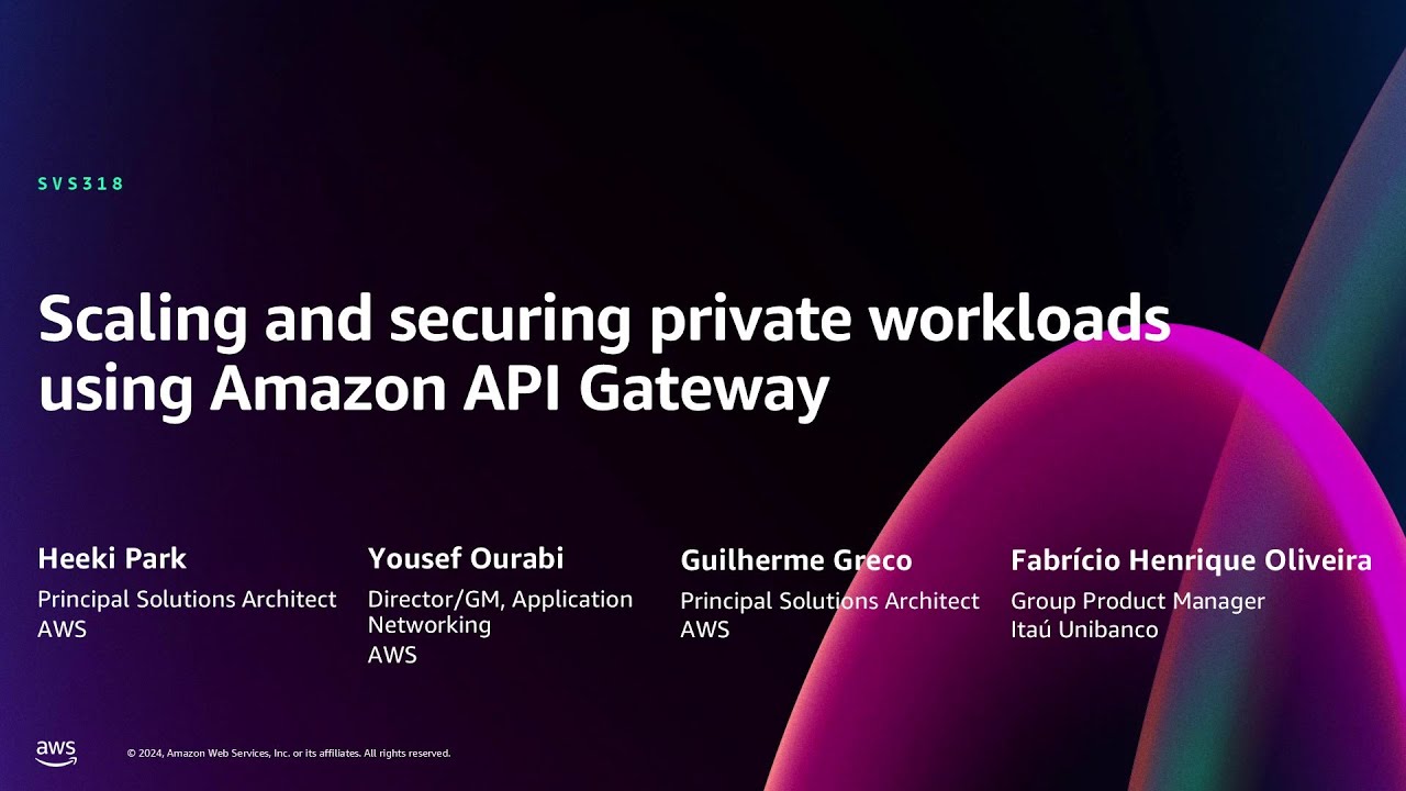 Scaling and Securing Private Workloads with Amazon API Gateway at AWS ... Scaling and Securing Private Workloads with Amazon API Gateway at AWS ...