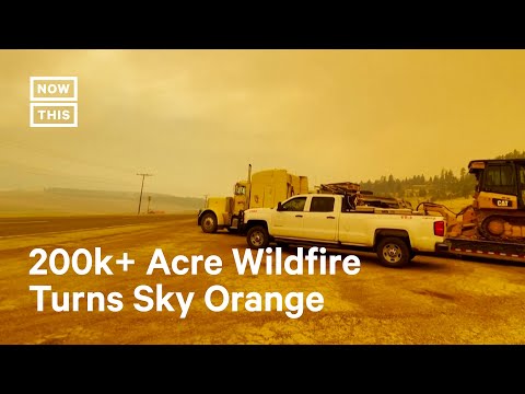 New Mexico Sky Lights Up Orange From Wildfire