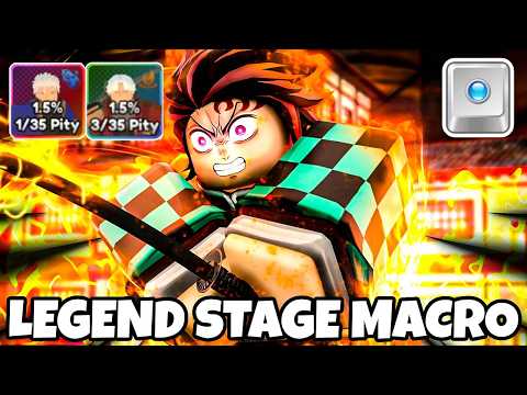 How To Macro The NEW Demon Slayer Legend Stages In Anime Last Stand?!