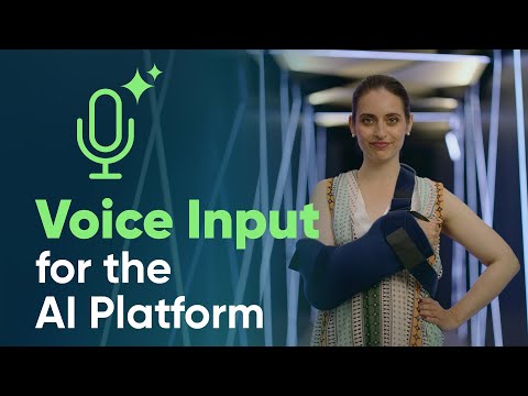 Leading the Way in Accessible Innovation: Voice Input for the AI Platform
