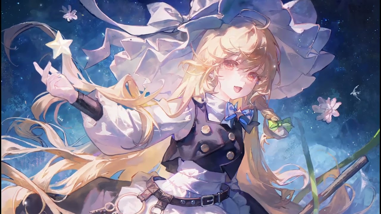 Marisa Kirisame Touhou Project Live Wallpaper PC Eronfly Art