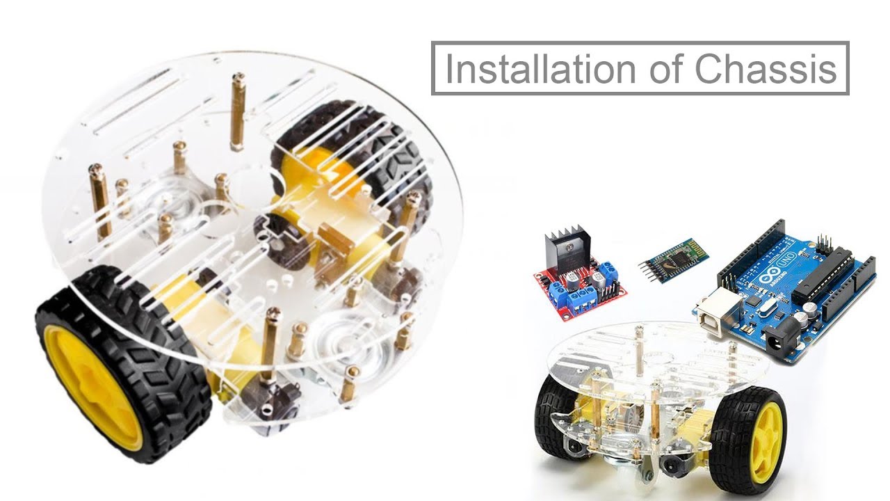 Self Balancing round shape robot Car for arduino Assemble kit tutorial step by step
