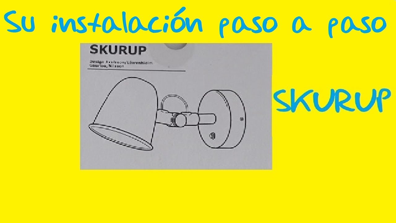 Aplique de pared SKURUP con pulsador: instalación, calidad y opinión real #bricolaje #instalar