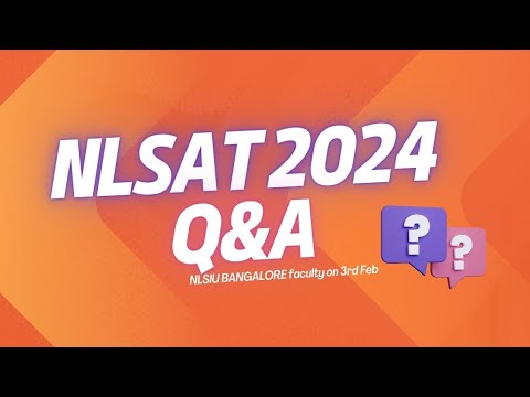#nlsat #nlsiu campus tour and q&a with faculty on 3rd Feb 2024