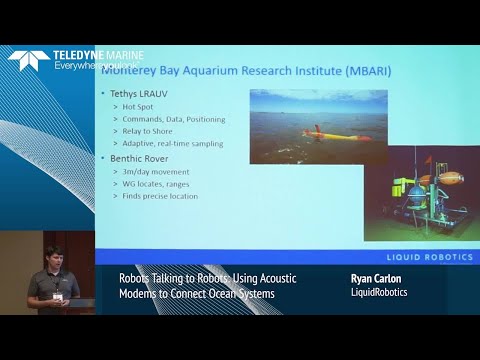 Robots Talking to Robots: Using Acoustic Modems to Connect Ocean Systems