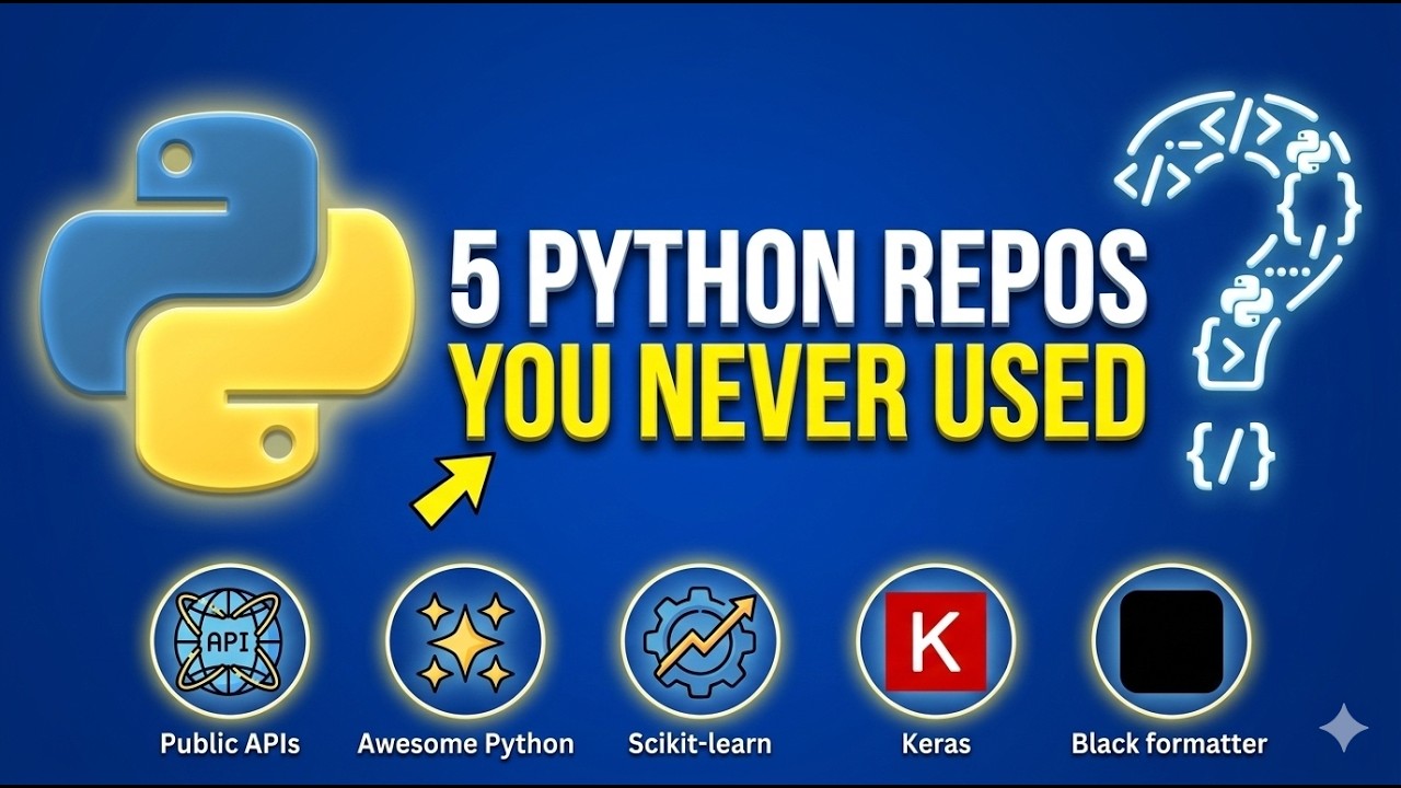 5 Python Repos That Do 80% Of The Heavy Lifting (And You Don't Use Them)