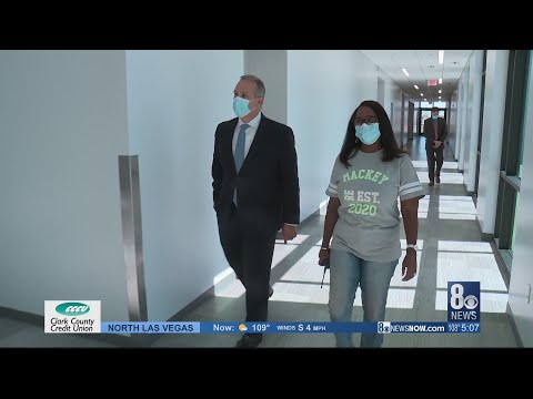 Superintendent Jara tours new K-8 school in NLV, drops in on virtual classes