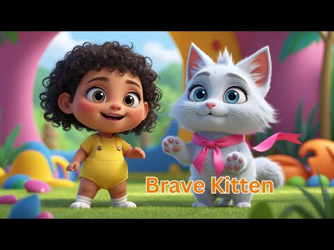 Arya and Snowflake 🐾 | Fun Kids Song with Kitty Adventures | 3D Cartoon for Toddlers