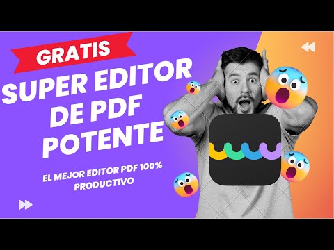 (COMO EDITAR PDF) EDITOR PDF ONLINE ¡Gratis e Ilimitado! (Convertir Word, Excel, editar, OCR, etc)