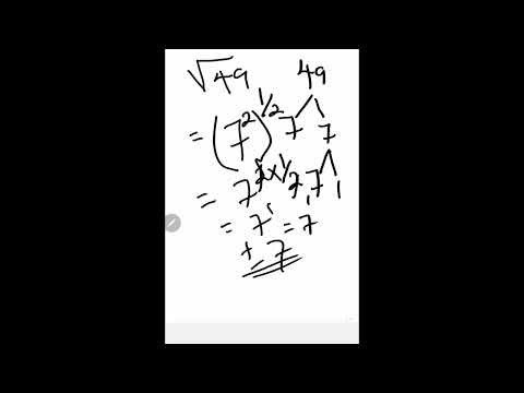 square root of 49 in 49 seconds