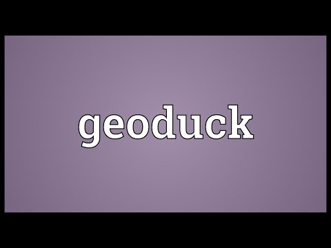 Geoduck Meaning