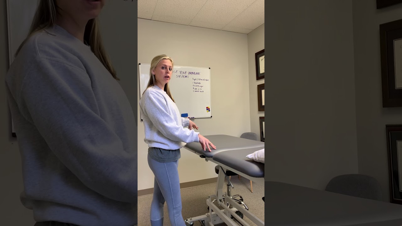 Shoulder stretch: PNF flexion