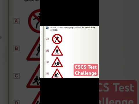 CSCS Test UK | CSCS Card UK 2024| #constructionsafety #cscscard #buildingcareers #english #exam