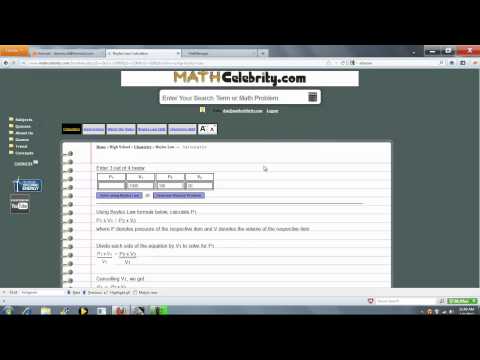 Boyles Law Calculator