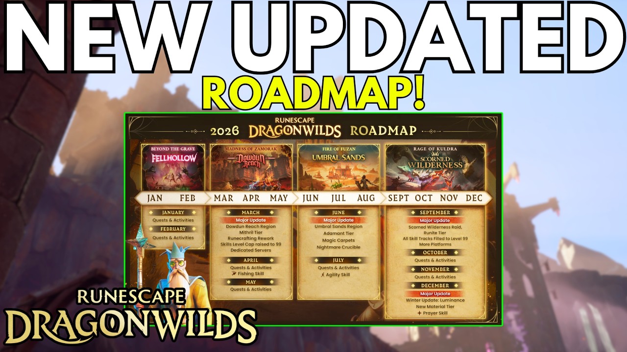 RuneScape Dragon Wilds: We Now Have The Complete Roadmap!