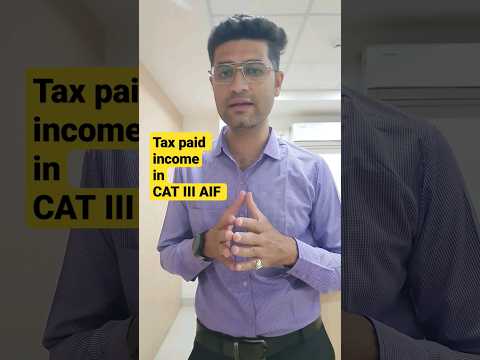 Category III AIF Taxation #aif #hedgefund #giftcity #shortvideo #pms #sebi #ifsca #giftsez #mf