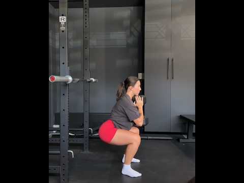 clean ad perfect form of goblet squat