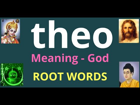 THEO - ROOT VOCABULARY - ENGLISH FOR ALL COMPETITIVE EXAMS