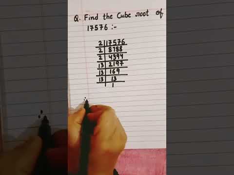 Cube root of 17576