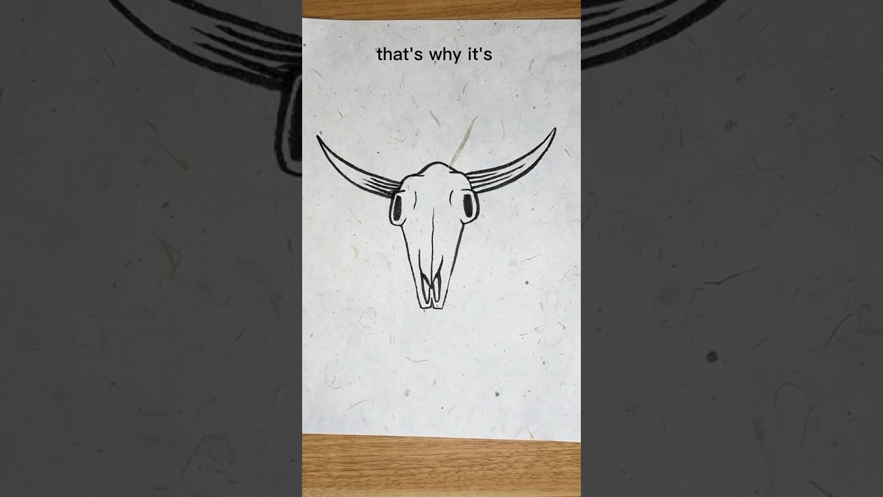 Intet vrøvl, hvordan man tegner (NEMT) Tyrekranie #kranium #tegnevejledning #nemtkunst