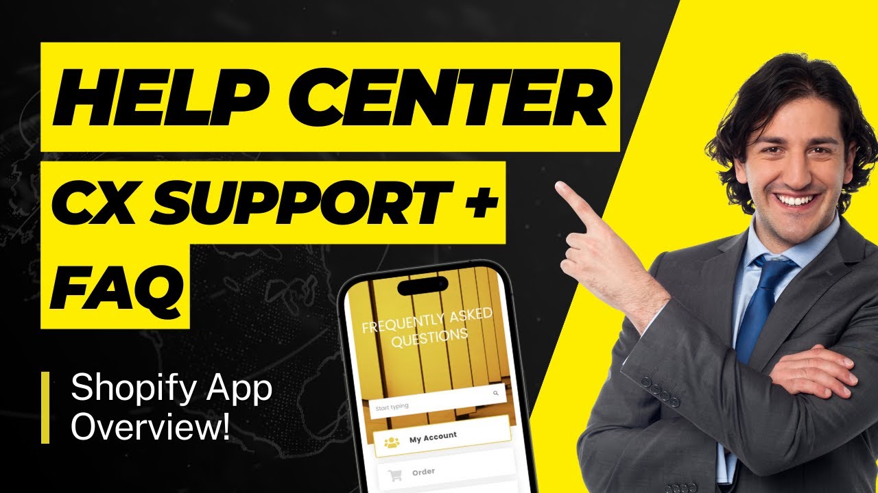 HelpCenter - Customer Support & FAQ | Shopify App Overview!