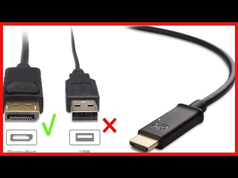 Cable Matters Unidirectional DisplayPort to HDMI Adapter Cable (DP to HDMI) 6 Feet