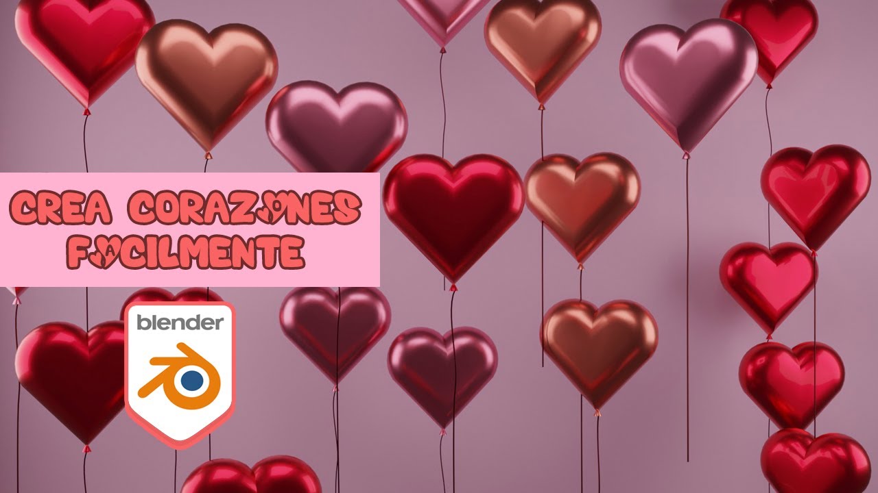 Modelado de Corazones 3D en Blender