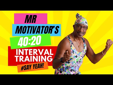 30 minute | 40:20 Interval Training | March 2024 | Mr Motivator | Red Workout