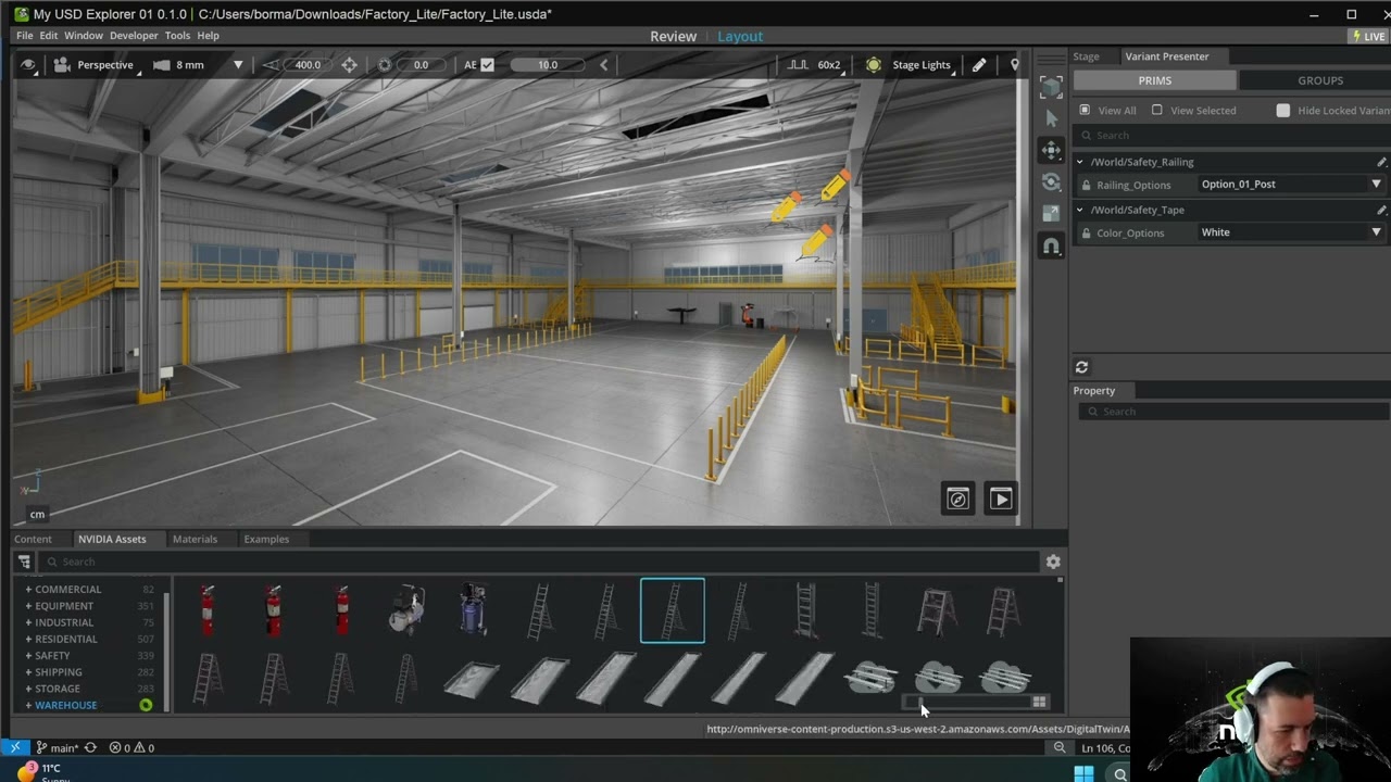 Omniverse Basic Training 02  (openUSD for digital twins - USDExplorer)