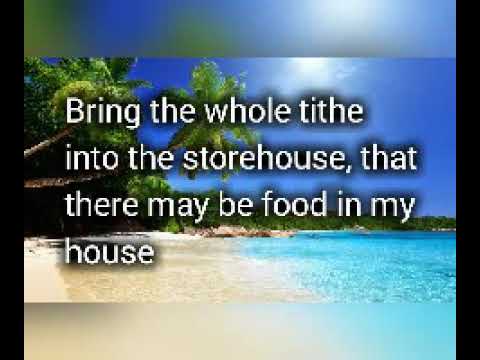 Malaqui 3:10 with comment