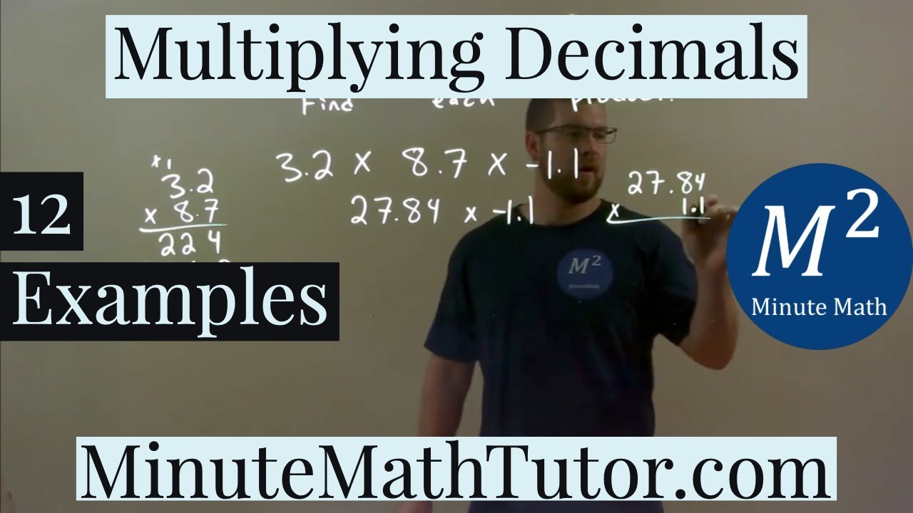 Multiplying Decimals | 12 Examples