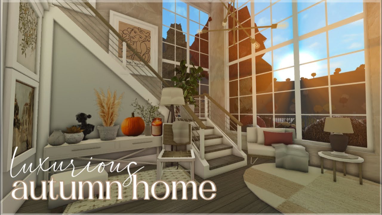 Bloxburg | Luxurious 2 Story Autumn Family Home | Roblox | House Build