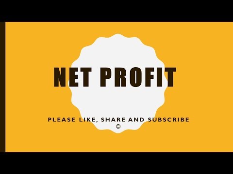 NET PROFIT VERY SIMPLE MEANING