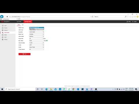 How to change Frame rate and Bitrate in Hikvision IP camera