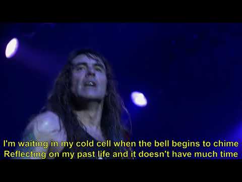 Hallowed Be Thy Name - Iron Maiden - Lyrics - Live in Toronto, CA, 2008