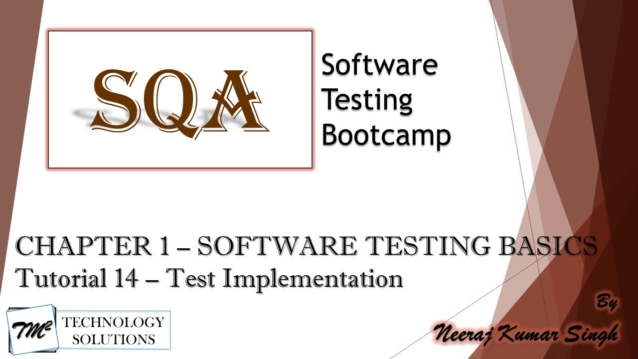 Software Testing Bootcamp | Test Implementation | Test Process | Software Testing Tutorials