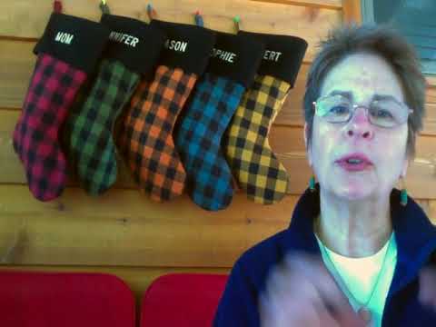Buffalo Plaid Flannel Christmas Stockings