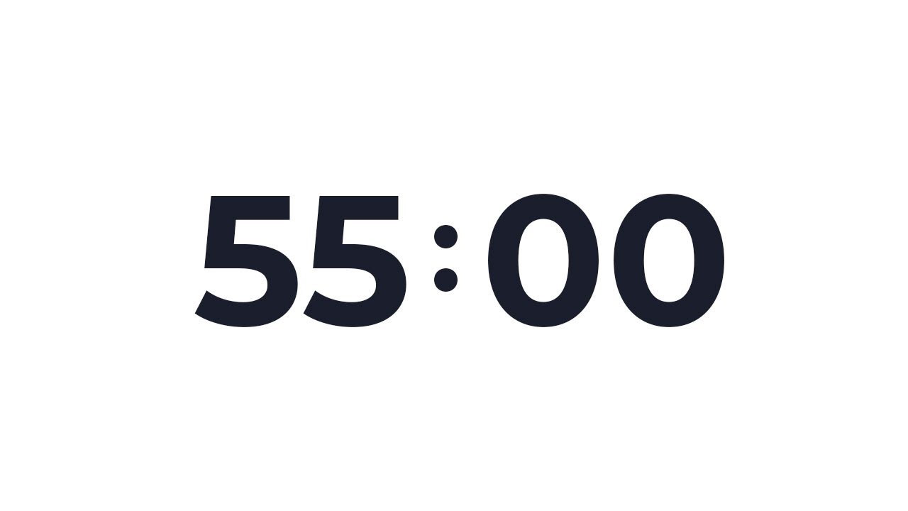 55 Minute Timer
